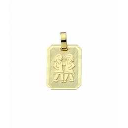 Adelia&acute;s Sternzeichenanh&auml;nger ADELIA&acute;S "Sternzeichen Anh&auml;nger Zwillinge 333 Gold ( 8K )", gold, Schmuckanh&auml;nger, Damen, Zwilling, Gold, Goldanh&auml;nger Zwillinge
