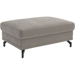 Sit & More Polsterhocker SIT & MORE "Chelsea", stone, B:103cm H:45cm T:69cm, 100% Polyester, Hocker, Polsterhocker, mit praktischen Stauraum