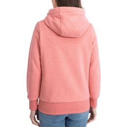 Kapuzensweatjacke DEPROC Active "FinjaCMYK II", Damen, Gr. 46 (L), rosa, 50% Baumwolle; 50% Polyester, tailliert, gerader Abschluss, Sweatjacken, weiche Fleecejacke mit K&auml;ngurutasche