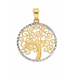 Adelia&acute;s Kettenanh&auml;nger ADELIA&acute;S "Anh&auml;nger Baum des Lebens 333 Gold ( 8K )", gold (silber), Schmuckanh&auml;nger, Damen, Gold, Kettenanh&auml;nger, Goldanh&auml;nger Lebensbaum