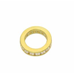 Adelia&acute;s Kettenanh&auml;nger ADELIA&acute;S "Anh&auml;nger Taufring 333 Gold ( 8K ) mit Zirkonia", gold, Schmuckanh&auml;nger, M&auml;dchen, mit Zirkonia, Gold, Kettenanh&auml;nger, Goldanh&auml;nger Taufring