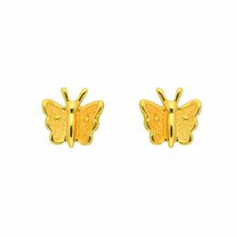 Adelia&acute;s Paar Ohrh&auml;nger ADELIA&acute;S "Schmetterling Ohrstecker Ohrringe 333 Gold ( 8K )", gold, Ohrringe, M&auml;dchen, Kinder, Gold, Goldohrringe Schmetterling