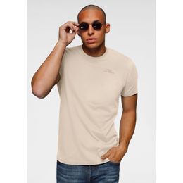 O`Neill T-Shirt O'NEILL "Small Logo T-Shirt", Herren, Gr. XXL, beige (atmosphere), Obermaterial: 100% Baumwolle, normal, Rundhals, Shirts T-Shirt