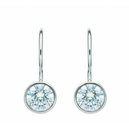 Adelia&acute;s Paar Ohrh&auml;nger ADELIA&acute;S "Ohrh&auml;nger Ohrringe 333 Wei&szlig;gold ( 8K ) mit Zirkonia", silber, Ohrringe, Damen, Damen, Gold, Goldohrringe