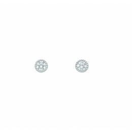 Adelia&acute;s Paar Ohrh&auml;nger ADELIA&acute;S "Ohrstecker Ohrringe 585 Wei&szlig;gold ( 14K ) mit Zirkonia", silber, Ohrringe, Damen, Damen, Gold, Goldohrringe