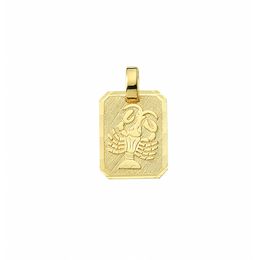 Adelia&acute;s Kette mit Anh&auml;nger ADELIA&acute;S "Damen & Herren 333 Gold Sternzeichen Anh&auml;nger Krebs", gold, Halsketten, Herren, Gold, Schmuckset - Set mit Halskette