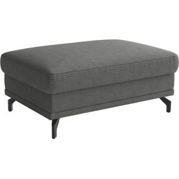 Sit & More Polsterhocker SIT & MORE "Chelsea", grau, B:103cm H:45cm T:69cm, 100% Polyester, Hocker, Polsterhocker, mit praktischen Stauraum