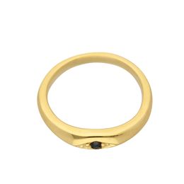 Adelia&acute;s Kettenanh&auml;nger ADELIA&acute;S "585 Gold Anh&auml;nger Taufring &Oslash; 10,1 mm", blau, Schmuckanh&auml;nger, Damen, Gold, Kettenanh&auml;nger, mit Safir Goldschmuck f&uuml;r Damen