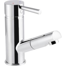 Waschtischarmatur CORNAT "Fuerte", silber, Messing, Armaturen, HD, Messing, verchromt