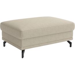 Sit & More Polsterhocker SIT & MORE "Chelsea", creme, B:103cm H:45cm T:69cm, 100% Polyester, Hocker, Polsterhocker, mit praktischen Stauraum