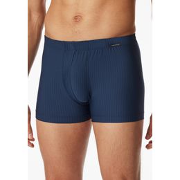 Boxershorts Schiesser "Pure Micro", Herren, Gr. 7, blau (801, admiral), Microfaser, Obermaterial: 100% Baumwolle, unifarben, k&ouml;rpernah, Unterhosen, ohne Eingriff, mit extra softem, &uuml;berzogenem Bundgummi