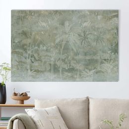 Bilderwelten Akustikbild | Wandbild schallabsorbierend - Vintage Palmen mit Struktur