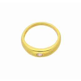 Adelia&acute;s Kettenanh&auml;nger ADELIA&acute;S "Anh&auml;nger Taufring 585 Gold ( 14K ) mit Zirkonia", gold, Schmuckanh&auml;nger, M&auml;dchen, mit Zirkonia, Gold, Kettenanh&auml;nger, Goldanh&auml;nger Taufring
