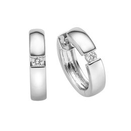 Adelia&acute;s Paar Creolen ADELIA&acute;S, silber, Ohrringe, Damen, Damen, 0,06 VVS = sehr sehr kleine Einschl&uuml;sse, Gold, Goldohrringe