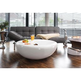 Couchtisch Salesfever "Coffeetable im minimalistischen Stil", wei&szlig;, B:100cm H:38cm T:100cm, Tische, Couchtisch