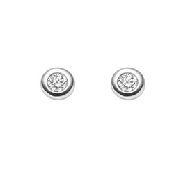 Adelia&acute;s Paar Ohrh&auml;nger ADELIA&acute;S, silber, Ohrringe, Damen, Damen, 0,1 VVS = sehr sehr kleine Einschl&uuml;sse, Gold, mit Diamant / Brillant f&uuml;r Damen