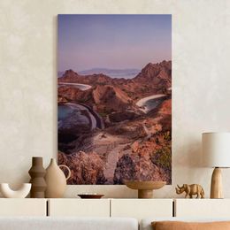 Bilderwelten Akustikbild | Wandbild schallabsorbierend - Sonnenaufgang im Komodo Nationalpark Indonesien
