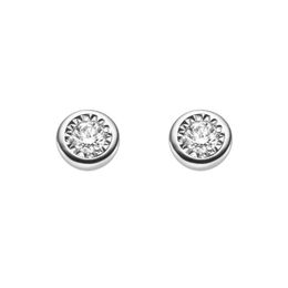Adelia&acute;s Paar Ohrh&auml;nger ADELIA&acute;S, silber, Ohrringe, Damen, Damen, 0,15 VVS = sehr sehr kleine Einschl&uuml;sse, Diamanten Gold Wei&szlig;gold 585, Diamanten, Gold, Wei&szlig;gold 585, mit Diamant / Brillant f&uuml;r Damen