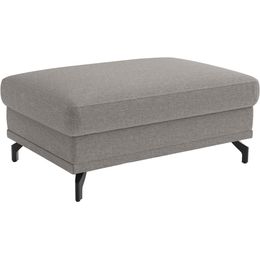 Sit & More Polsterhocker SIT & MORE "Chelsea", grau, B:103cm H:45cm T:69cm, 100% Polyester, Hocker, Polsterhocker, mit praktischen Stauraum
