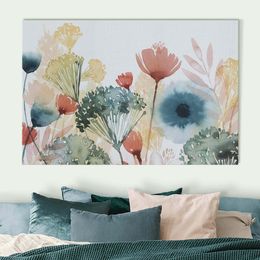 Bilderwelten Akustikbild | Wandbild schallabsorbierend - Wildblumen im Sommer I