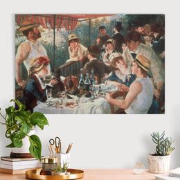 Bilderwelten Akustikbild | Wandbild schallabsorbierend - Auguste Renoir - Das Fr&uuml;hst&uuml;ck der Ruderer