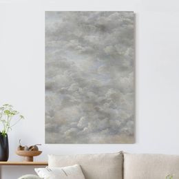 Bilderwelten Akustikbild | Wandbild schallabsorbierend - Blick in den Sommerhimmel auf Leinen