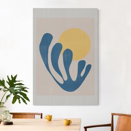 Bilderwelten Akustikbild | Wandbild schallabsorbierend - Sonnenaufgang mit Matisse