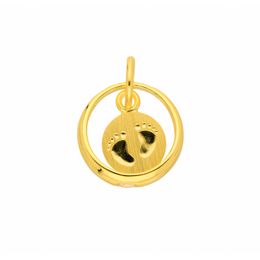 Adelia&acute;s Kettenanh&auml;nger ADELIA&acute;S "Anh&auml;nger Babyf&uuml;&szlig;e 333 Gold ( 8K ) mit Zirkonia", gold, Schmuckanh&auml;nger, M&auml;dchen, mit Zirkonia, Gold, Kettenanh&auml;nger, Goldanh&auml;nger Babyf&uuml;&szlig;e