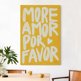Bilderwelten Akustikbild | Wandbild schallabsorbierend - More Amor Por Favor