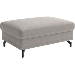 Sit & More Polsterhocker SIT & MORE "Chelsea", hellgrau, B:103cm H:45cm T:69cm, 95% Polyester, 5% Polyamid, Hocker, Polsterhocker, mit praktischen Stauraum
