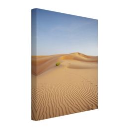 Bilderwelten Akustikbild | Wandbild schallabsorbierend - Abu Dhabi Wellen im W&uuml;stensand