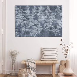 Bilderwelten Akustikbild | Wandbild schallabsorbierend - Zart aquarellierter Bambuswald