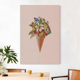 Bilderwelten Akustikbild | Wandbild schallabsorbierend - Tropisches Eisbouquet