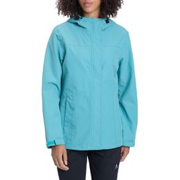 McKINLEY Damen Outdoorjacke "DA.-REGENJACKE CARLIDE W"621 blau aqua, Gr. 40, Web, Obermaterial: 100% Polyester, Jacken, f&uuml;r vielseitige