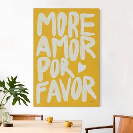Bilderwelten Akustikbild | Wandbild schallabsorbierend - More Amor Por Favor