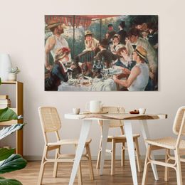 Bilderwelten Akustikbild | Wandbild schallabsorbierend - Auguste Renoir - Das Fr&uuml;hst&uuml;ck der Ruderer