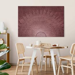 Bilderwelten Akustikbild | Wandbild schallabsorbierend - Boho Japan Sonne