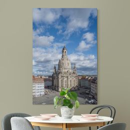 Akustikbild Dresden Frauenkirche bei Tageslicht