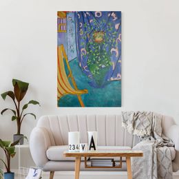 Bilderwelten Akustikbild | Wandbild schallabsorbierend - Henri Matisse - Ecke im Studio des K&uuml;nstlers