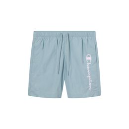 Badeshorts Champion "7-inch Men's swim shorts", Herren, Gr. L, N-Gr, stnb, Web, Polyamid, unifarben, Badehosen Badeshorts, f&uuml;r sportliche Aktivit&auml;ten, mit Logostickerei, pflegeleicht