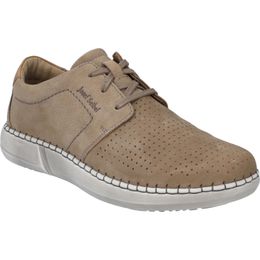 Schn&uuml;rschuh Josef Seibel "Louis 06, taupe-kombi", Herren, Gr. 42, grau (taupe, kombi), Obermaterial: 100% Rindsleder Leather cow., Schuhe Schn&uuml;rschuh