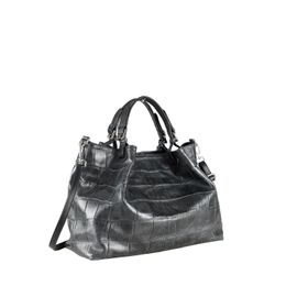 Umh&auml;ngetasche "McBarth", Damen, Gr. B/H/T: 41cm x 31cm x 19cm onesize, schwarz, Leder, Collezione Alessandro, Taschen Umh&auml;ngetasche, Made in Italy