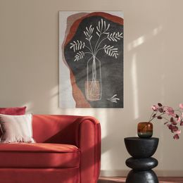 Bilderwelten Akustikbild | Wandbild schallabsorbierend - Boho Blumen in Vase II