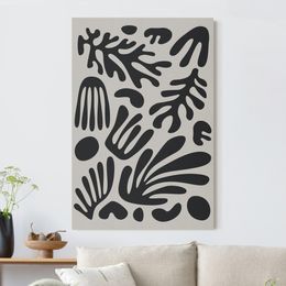 Bilderwelten Akustikbild | Wandbild schallabsorbierend - Matisse in Schwarz-Wei&szlig;