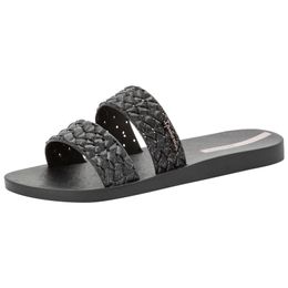 Sandale Ipanema "Ipanema RENDA II FEM", Damen, Gr. 37, schwarz (schwarz, glitte), Synthetik, Schuhe Sandale