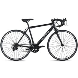 Rennrad Adore "Adore Rennrad 28'' Racer Schwarz 14 G&auml;nge" Gr. 51, schwarz (schwarz, schwarz), Fahrr&auml;der, Herren, 51cm, 28 Zoll (71,12cm) hinten: 28 Zoll (71,12cm)