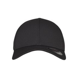 Flex Cap Flexfit "Flexfit Accessoires Flexfit 3D Hexagon Jersey Cap", Gr. L/XL, schwarz, 100% Polyester, unifarben, Caps