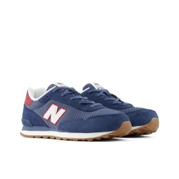 Sneaker New Balance "515", M&auml;dchen, Gr. 36, nb navy, podium rot, Leder, Textil, Schuhe Sneaker