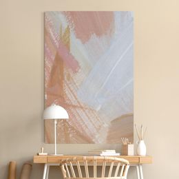 Akustikbild Pink und Vanille I