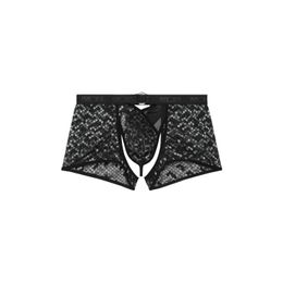 String WOH "String Pure Seduction Boxer String 1er Pack", Herren, Gr. L, schwarz, Obermaterial: 65% Polyamid PA. 27% Polyethylen PE. 8% Elasthan EL., Unterhosen String